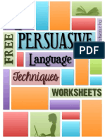 A F O R E S T: Persuasive Techniques Handout | PDF | Mnemonic | Question