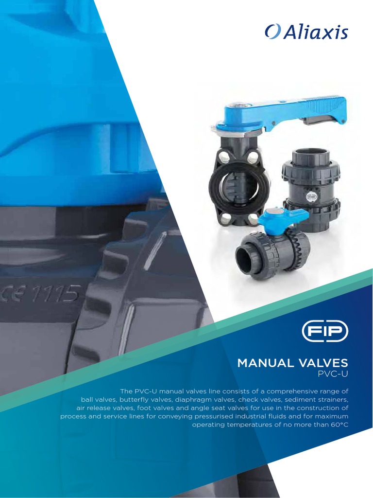 CAT MANUAL-VALVES PVC-U EN Elr | PDF | Pipe (Fluid Conveyance) | Valve