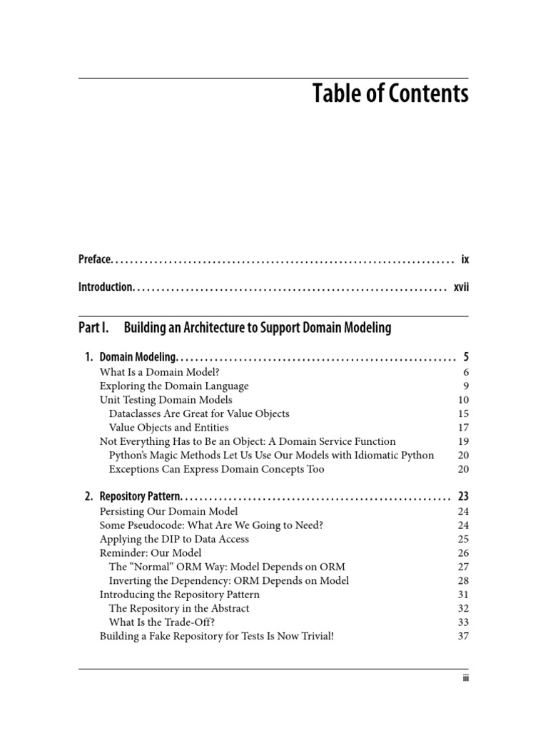 Organizing Domain-Driven Design Principles and Patterns for Python Projects | PDF | Information ...