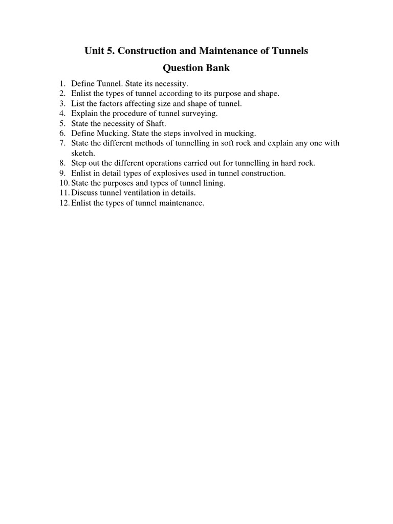 Question Bank Unit 5 PDF | PDF Question Bank Unit 5 PDF | PDF