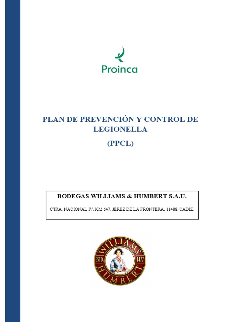 Plan de Prevención Legionella 2024 | PDF | Agua | Riego