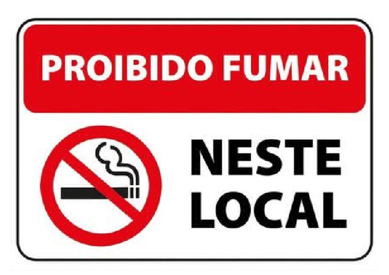 PROIBIDO FUMAR NESTE LOCAL | PDF