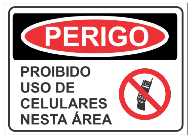 Proibido Uso de Celular Nesta Area | PDF