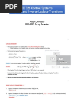 Laplace Transform Cheat Sheet | PDF