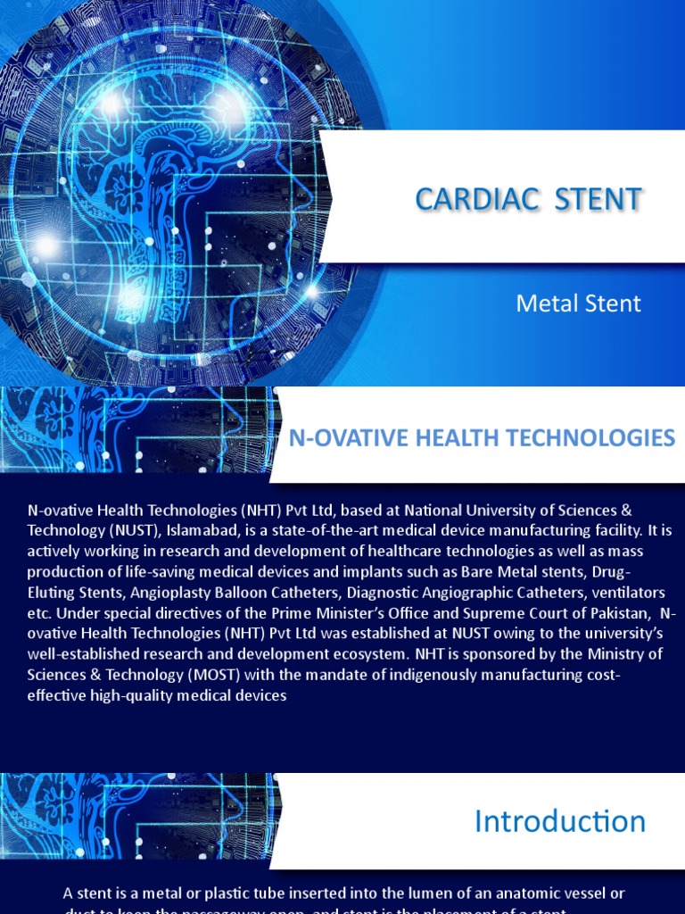 Cardiac Stent Manufacturing Guide | PDF | Percutaneous Coronary ...