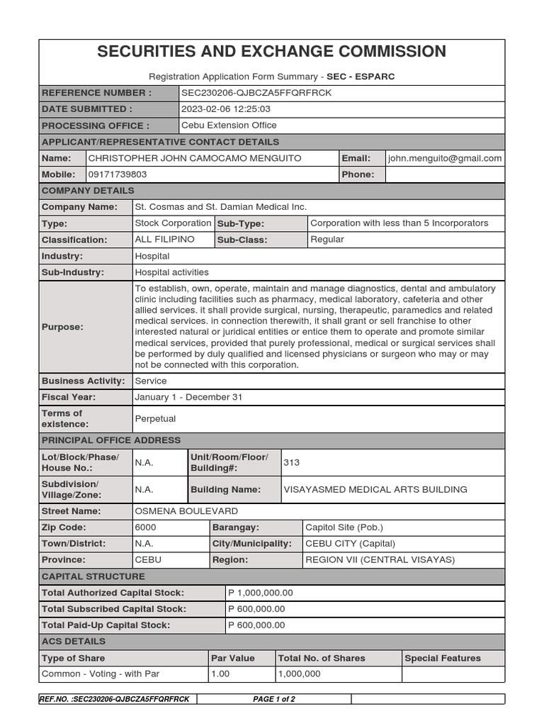 SCSD Application Summary Form PDF | PDF | Public Services | Health Care