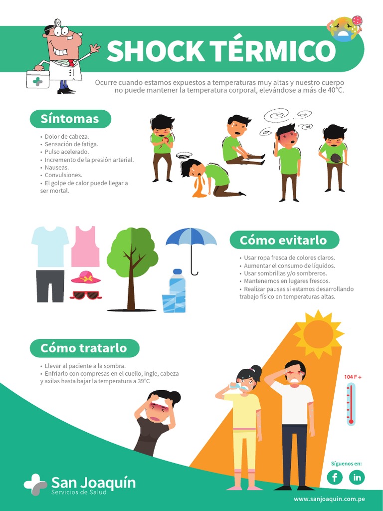 Síntomas y prevención del choque térmico | PDF