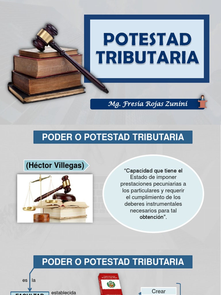 3 Potestad Tributaria y Principios Tributarios PDF | PDF | Ejecutivo ...