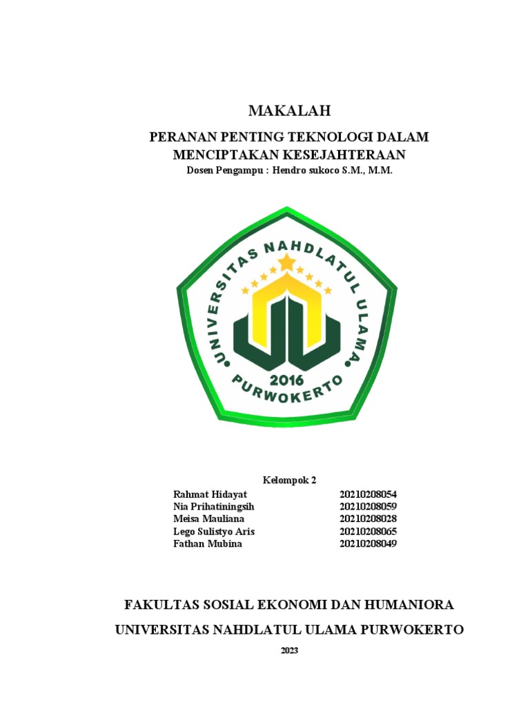 Makalah Teknologi Kel 2 | PDF