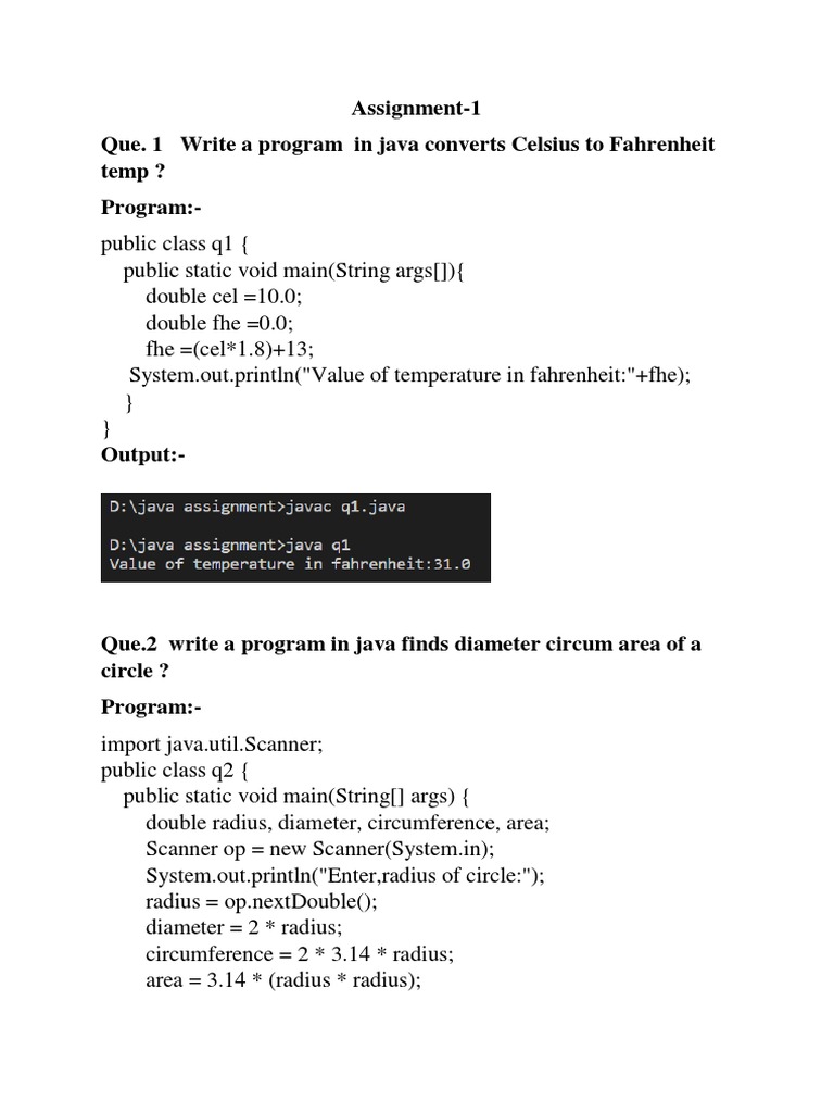 Assignment Java | PDF | String (Computer Science) | Quadratic Equation Assignment Java | PDF | String (Computer Science) | Quadratic Equation