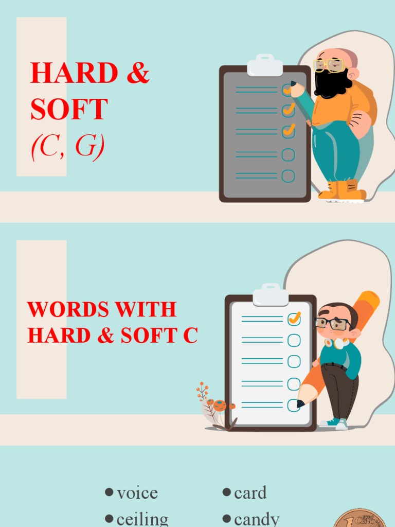 Sound Review Hard and Soft C Hard and Soft G | PDF | Icon (Computing ...