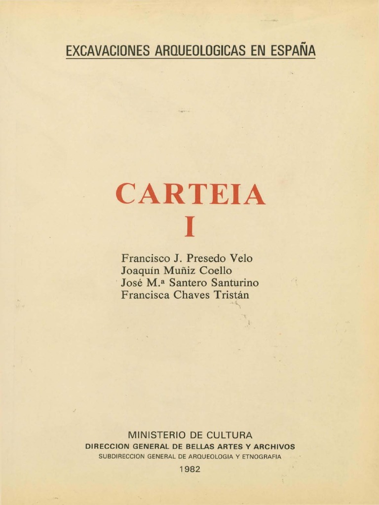 Excavaciones en Carteia: Historia y Hallazgos | PDF | Ciencias sociales ...