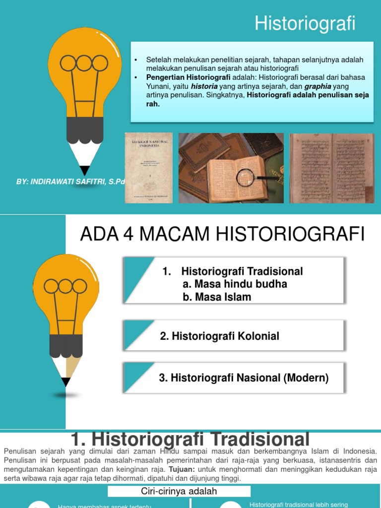 Sejarah dan Jenis Historiografi | PDF