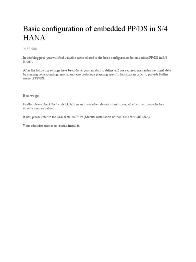 PPDS Basic Configuration Guide | PDF | Finance & Money Management ...