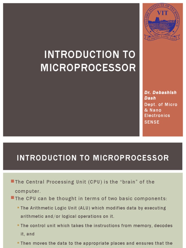 2-Intel I Series Processors, Distinguish Between Microprocessor and ...