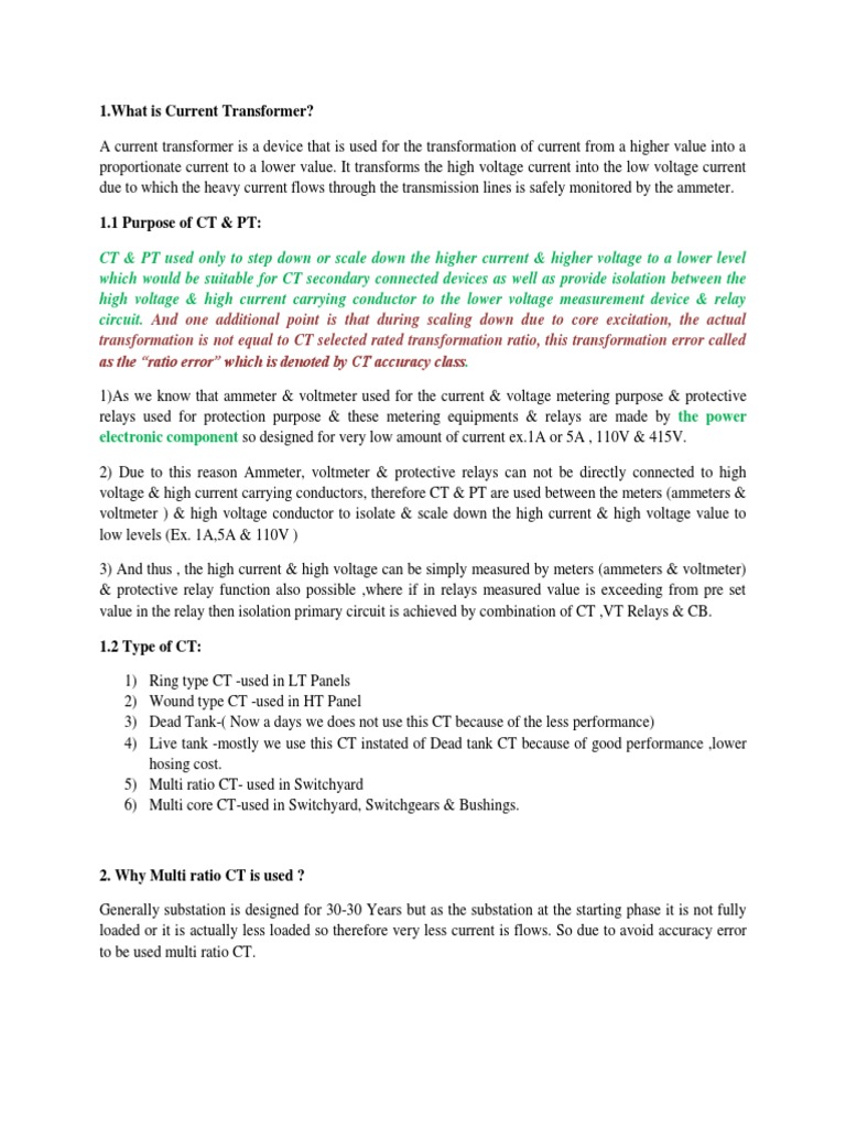 IEC 61869-2 Current Transformer Overview | PDF | Physical Sciences ...