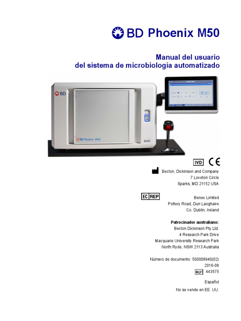 ESPAÑOL - Manual Users Rev2 PHOENIX M-50 | PDF | Staphylococcus Aureus ...
