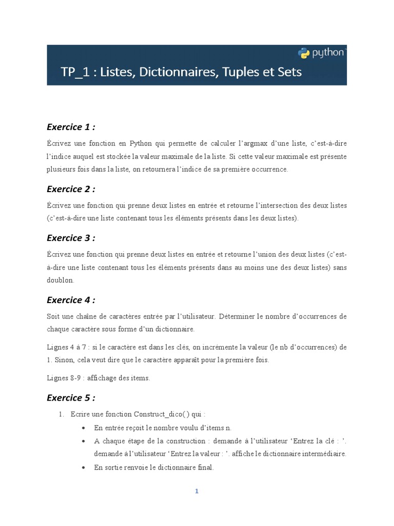 TP Listes | PDF