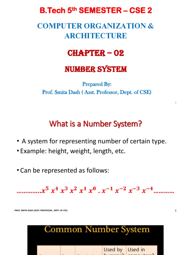 Chapter - 02 Number System | PDF | Computer Engineering | Computer Architecture