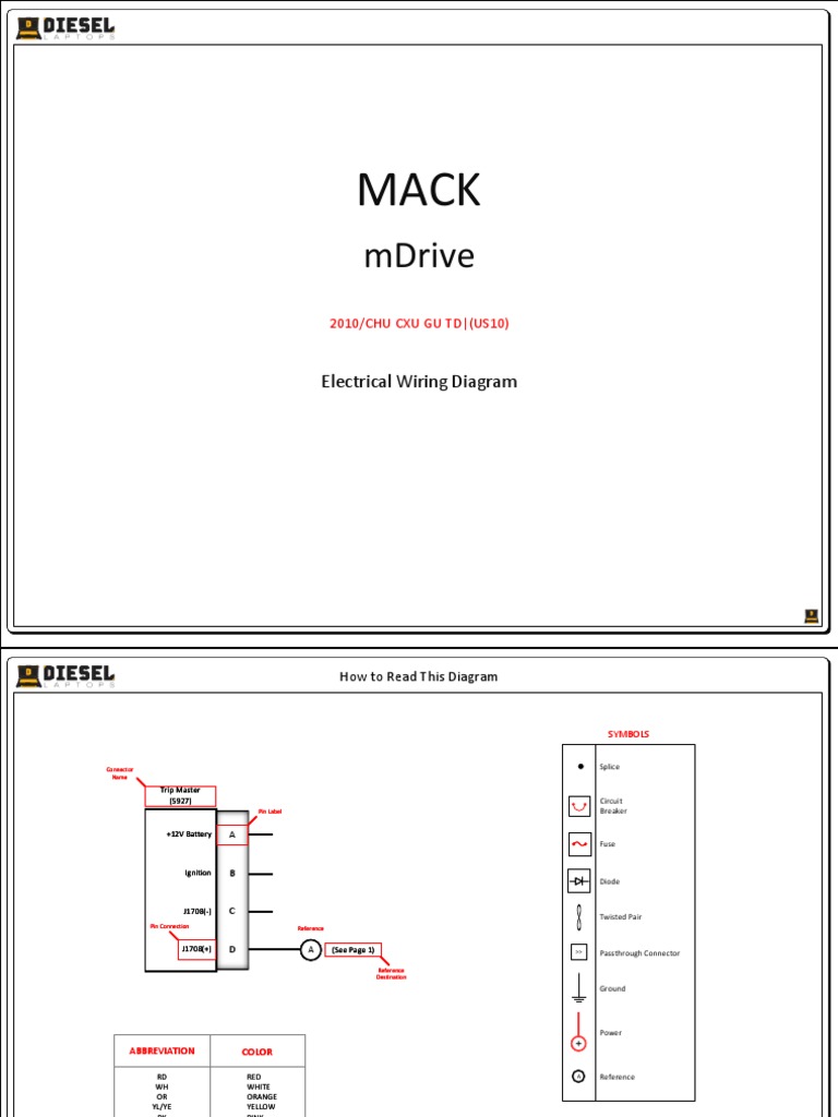 Mack - Mdrive (2010) | PDF | Manufactured Goods | Electrical Engineering