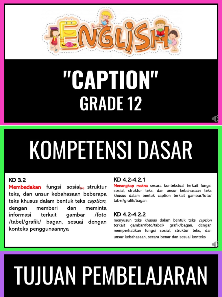Membedakan Teks Caption Secara Efektif | PDF