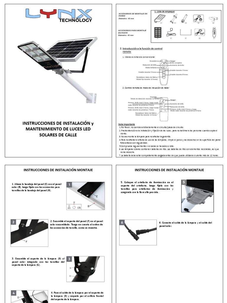 4.1 Led Solar Light | PDF | Panel solar | Fotovoltaica