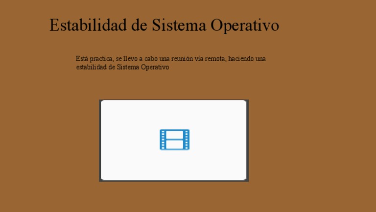 Estabilidad de Sistema Operativo | PDF
