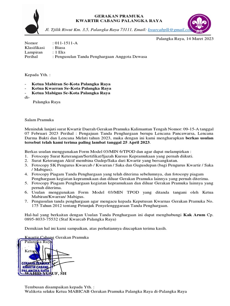 Edaran TPOD 2023-1 PDF | PDF