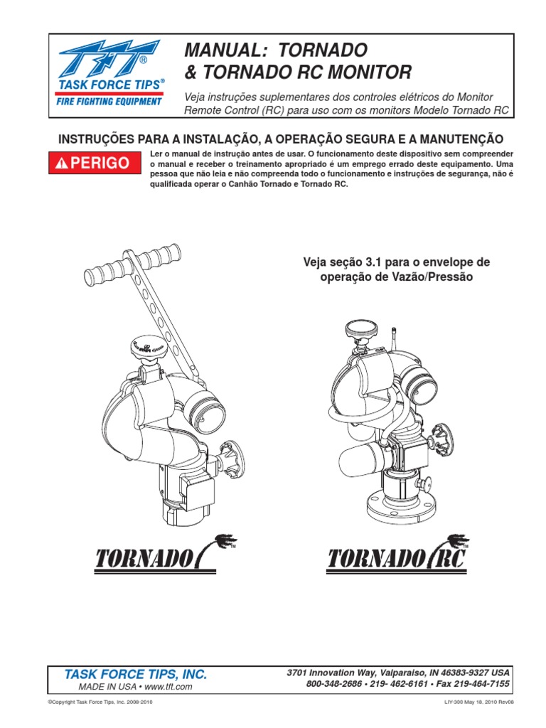 Manual Tornado e Tornado RC Monitor | PDF | Plumbing | Mechanical Engineering