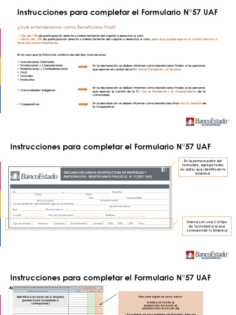 Instructivo 57 UAF | PDF | Cooperativa | Economias