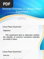 Understanding Litmus Paper Tests | PDF | Ph | Acid