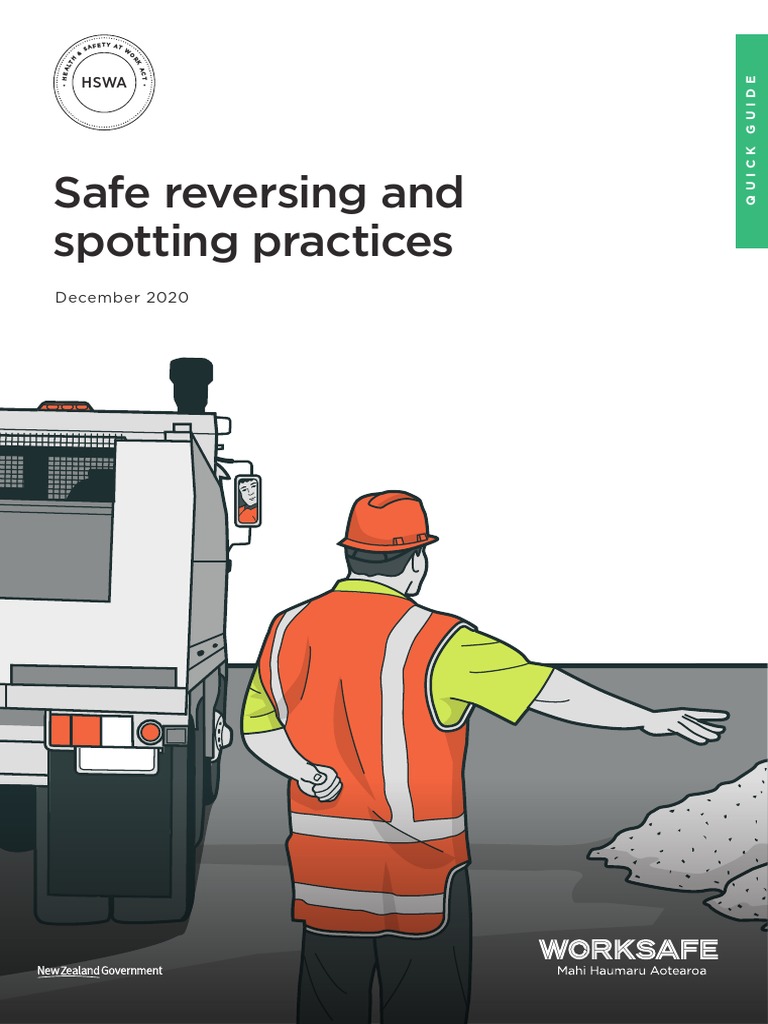 WKS 5 Vehicles Reversing and Spotting QG | PDF | Occupational Safety ...