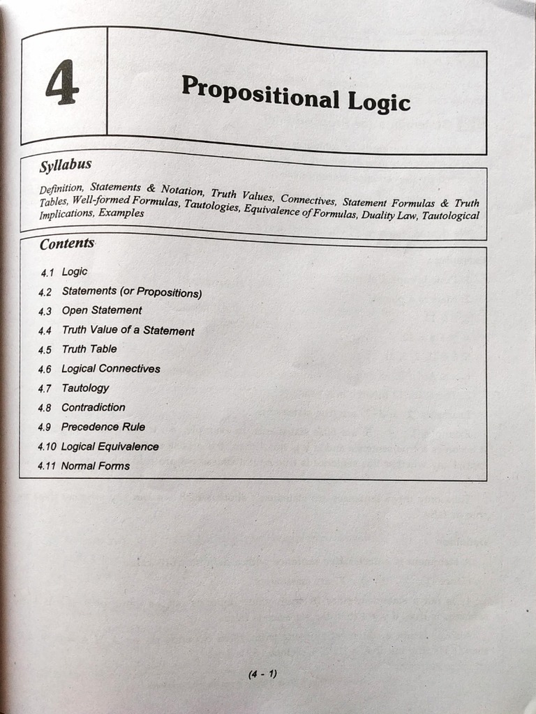 Propositional Logic | PDF