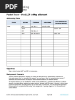 10.1.5-Packet Tracer - Use CDP To Map A Network | PDF | Router (Computing) | Computer Network