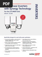 Se Three Phase Inverter With Synergy Technology 220v 230v Datasheet | PDF | Power Inverter ...