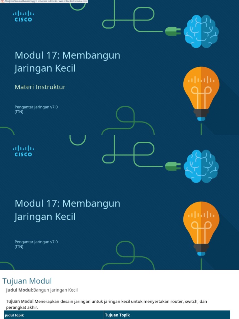 14 - ITN - Module - 17 - Build A Small Network - En.id | PDF