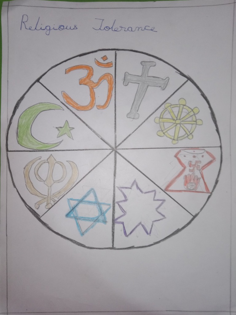 8th A2 Civics Poster Religious Tolerance Poster Making | PDF