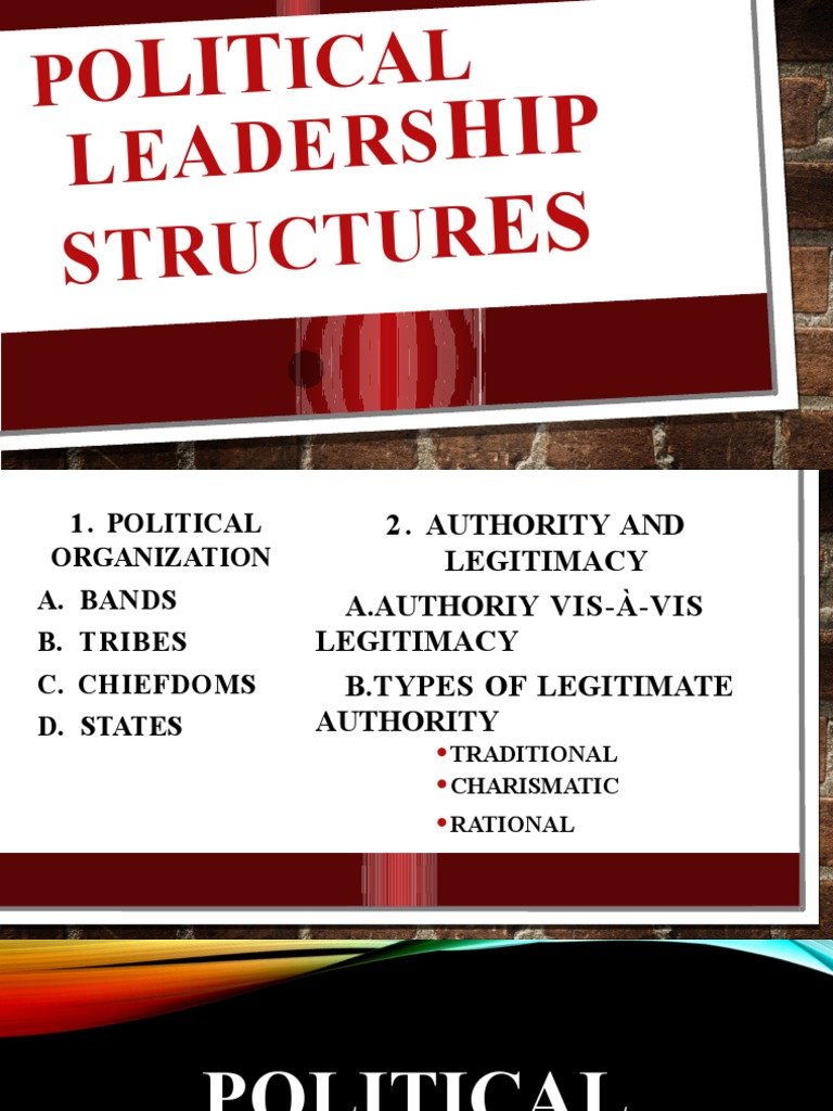 Political Leadership Structure - Compress | PDF | Political Science