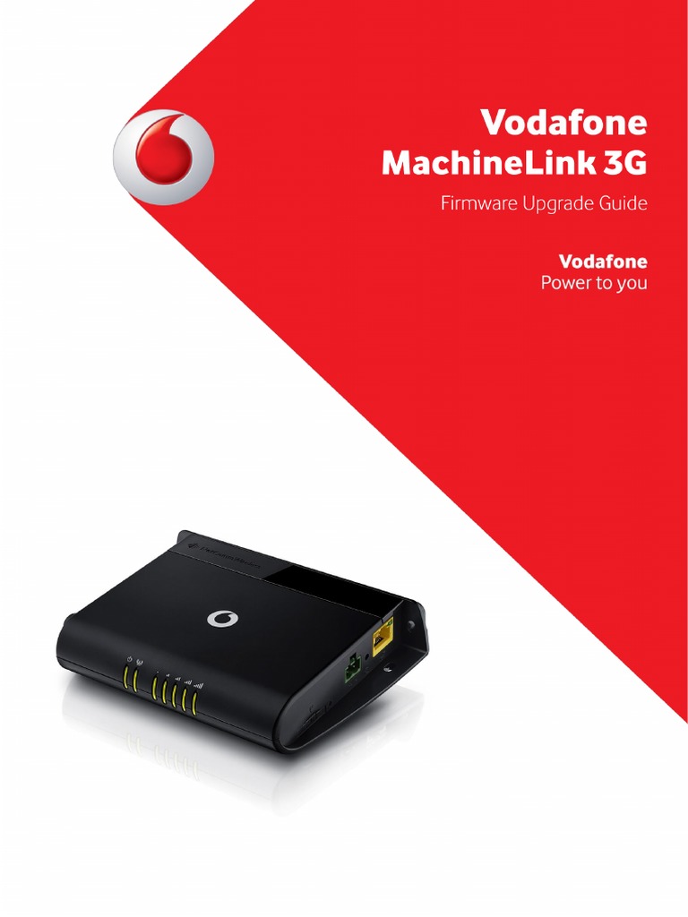 Vodafone MachineLink 3G Firmware Upgrade Guide | PDF | Radio | Computer ...