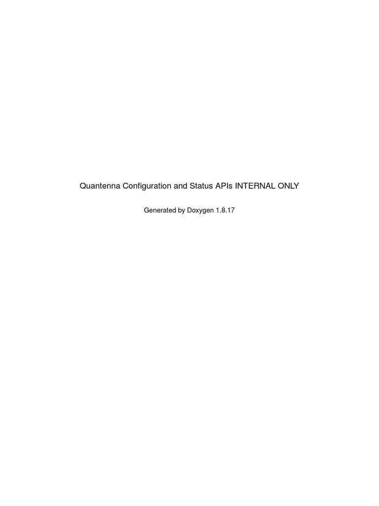 Quantenna API Configuration Guide | PDF | Parameter (Computer ...