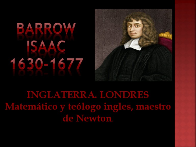 BARROW ISAAC Biografia | PDF