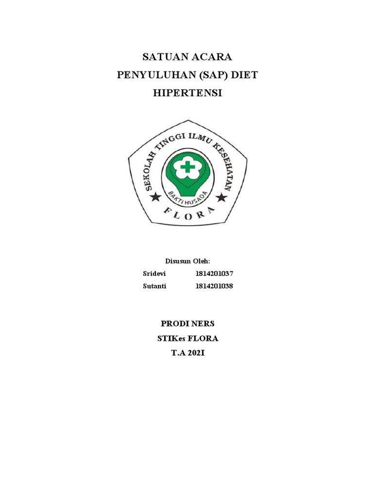 SAP Diet Hipertensi | PDF