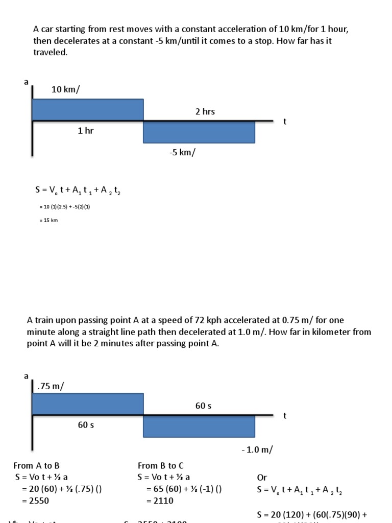 Motion | PDF | Acceleration | Speed