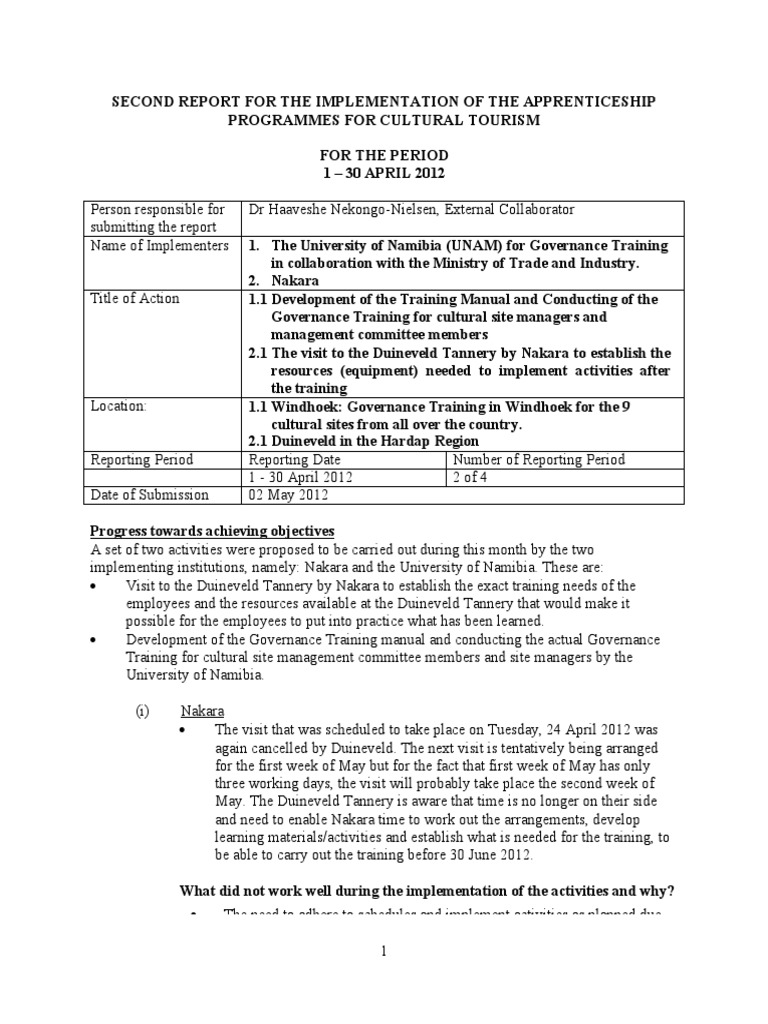 Leadership and Governance Training - Report | PDF | Governance | Leadership