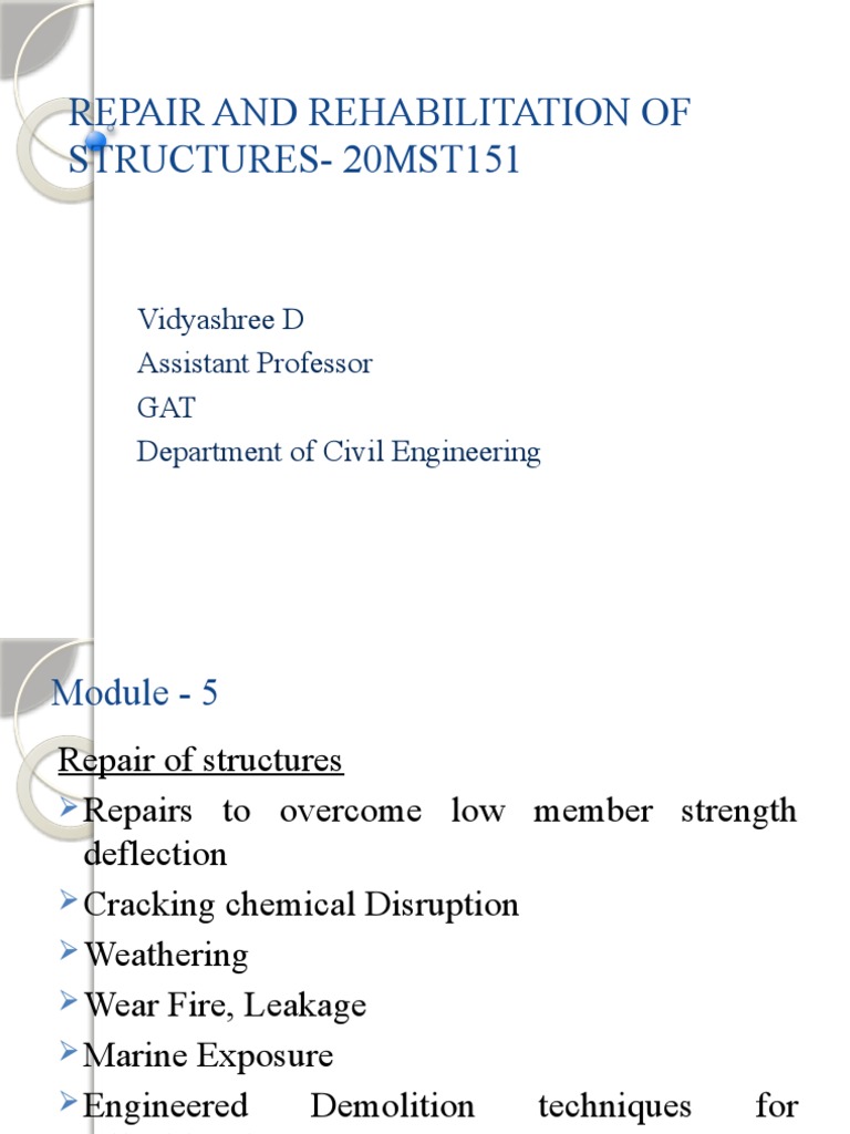 Module-5 PPT RRS | PDF | Concrete | Fracture