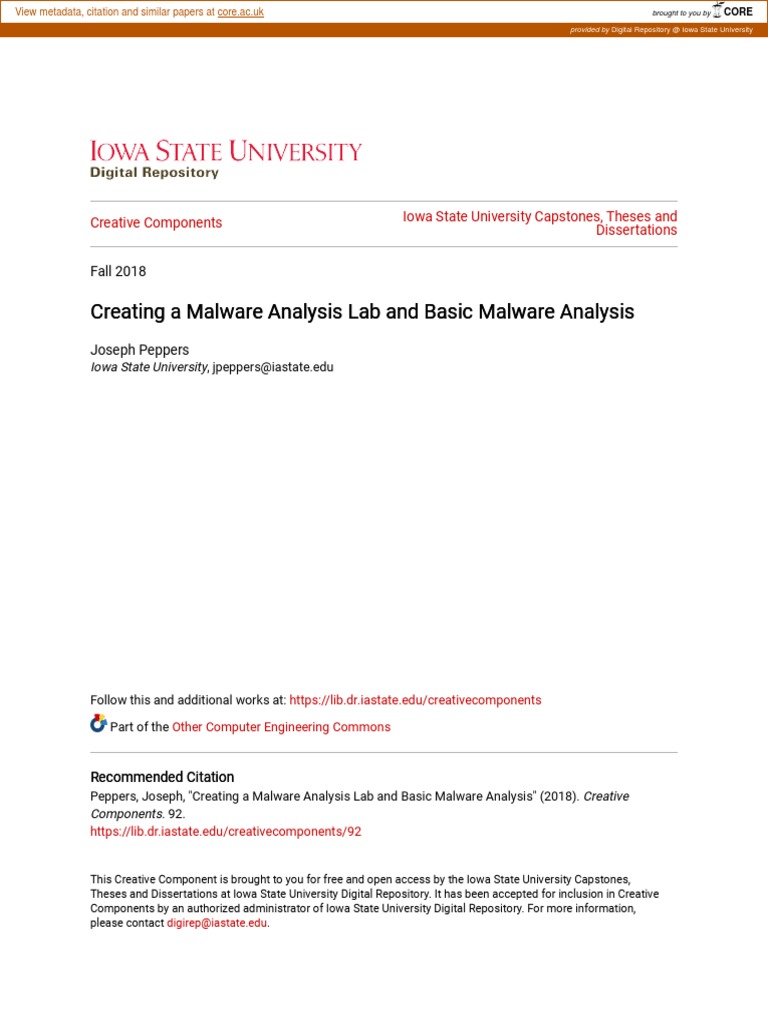 Malware Lab Concept Pdf Malware Ransomware 