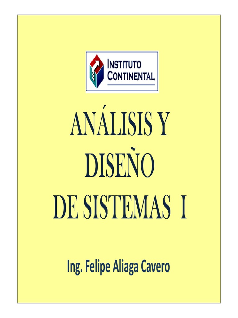 Analisis y Diseno de Sistemas I - Diapositivas - Semana 05 | PDF | Software | Diseño