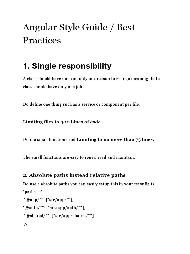 Angular Style Guide Dominicoderspro Pdf Pdf Json Software Engineering