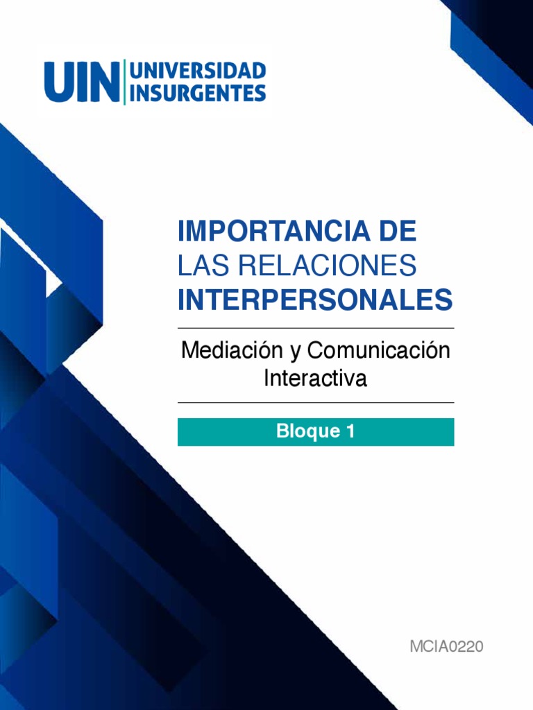 Mediacion y Comunicacion Interactiva - Ant - B1 | PDF | Comunicación ...