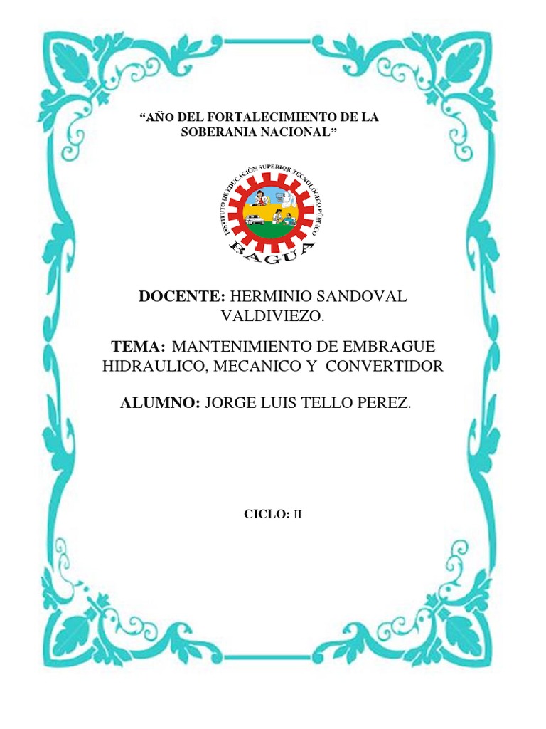 Clasificacion de Embrague Por Numero de Discos 4 Luis 3 | PDF